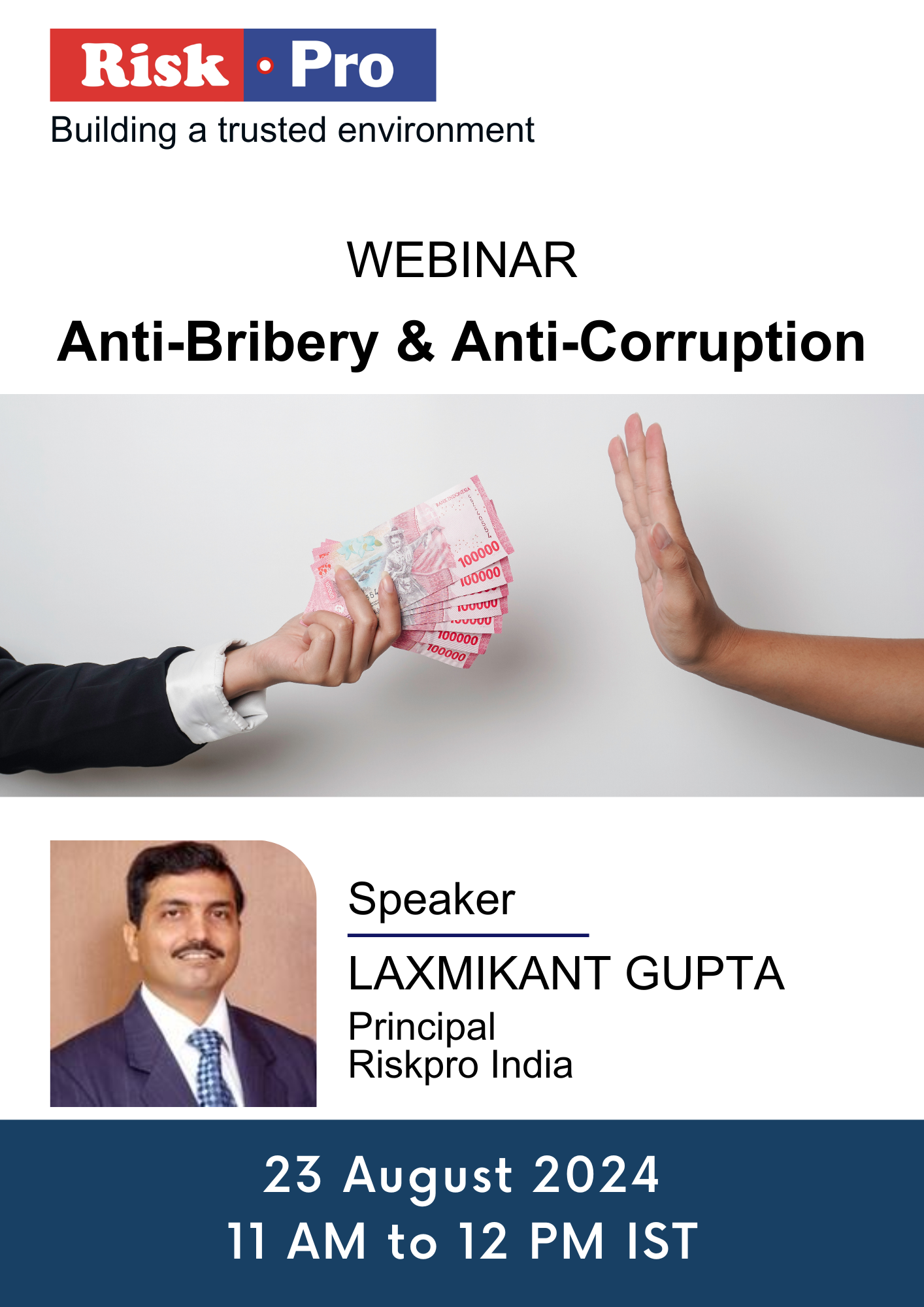 Webinar on Anti-Bribery & Anti-Corruption | Riskpro India - Connect with Risk Professionals